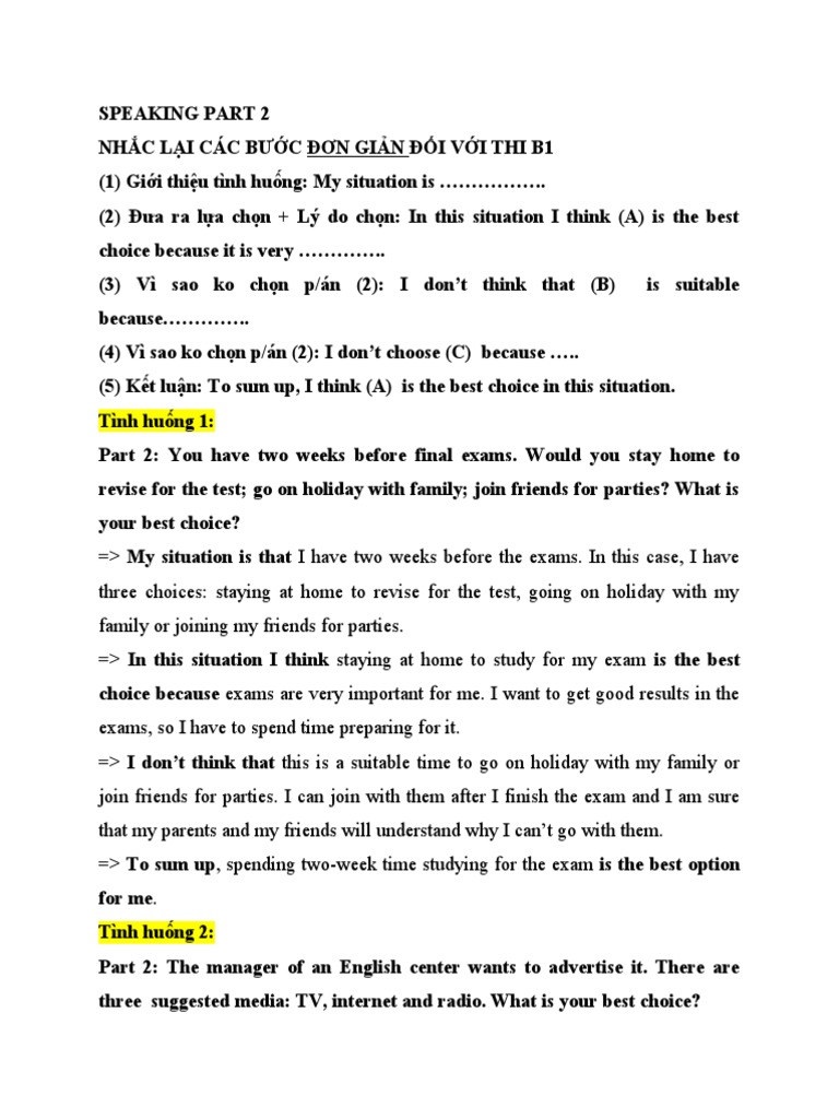 1.speaking Part 2 - Practice | Download Free PDF | Roommate | Dormitory