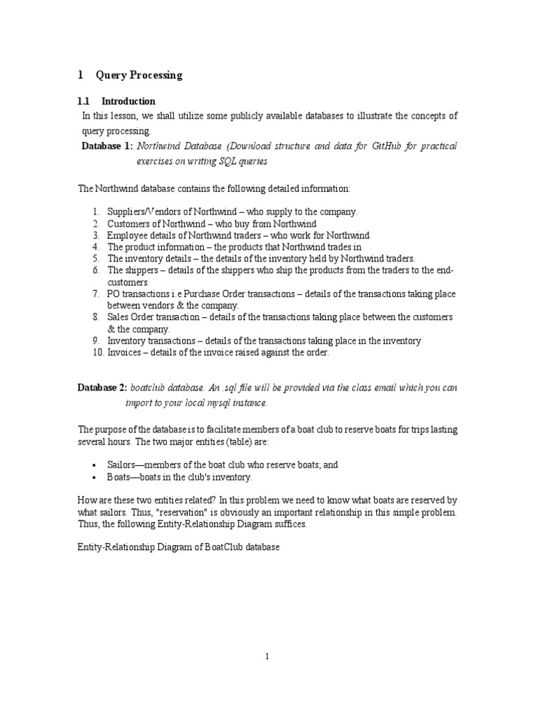 1 Query Processing | PDF | Database Index | Databases