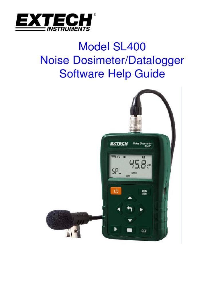 SL400 SW HELP en EN - V1.3 | PDF