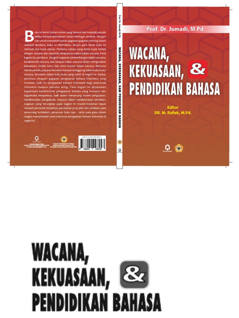Buku WACANA, KEKUASAAN, & PENDIDIKAN BAHASA (Prof. Dr. Jumadi, M.PD.) | PDF