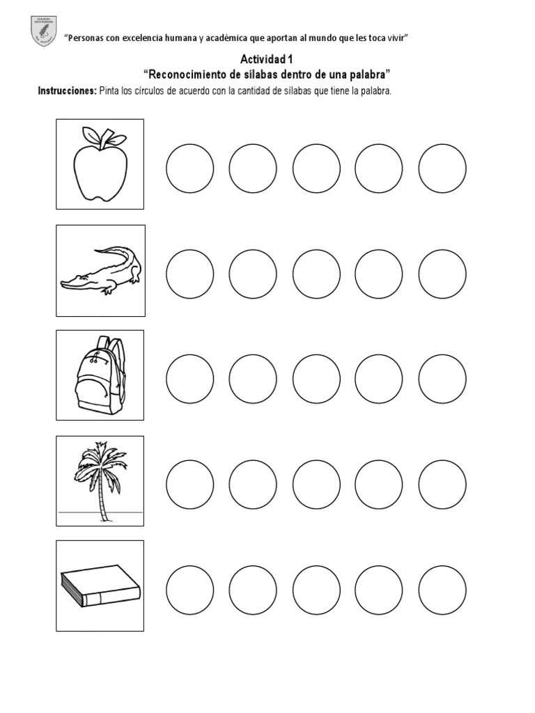 Taller de Conciencia Fonológica - 2 PDF | PDF | Comida y bebida | Alimentos