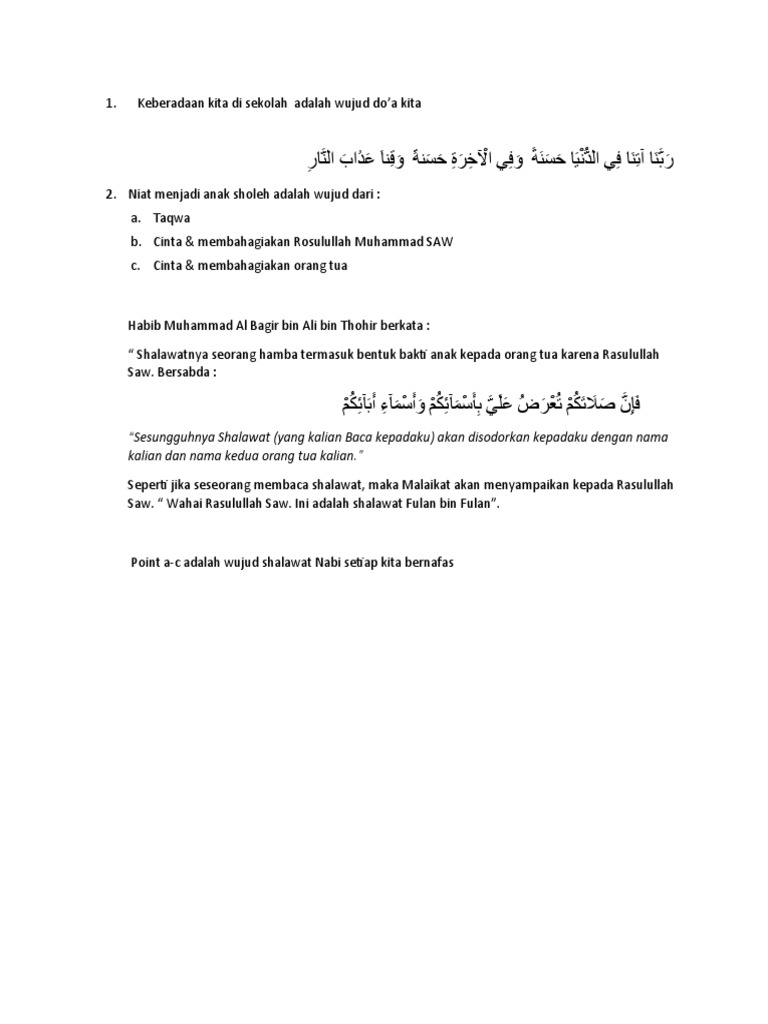 Biografi Habib Muhammad Al Bagir | PDF