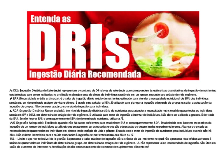 Entendendo As DRIs | PDF