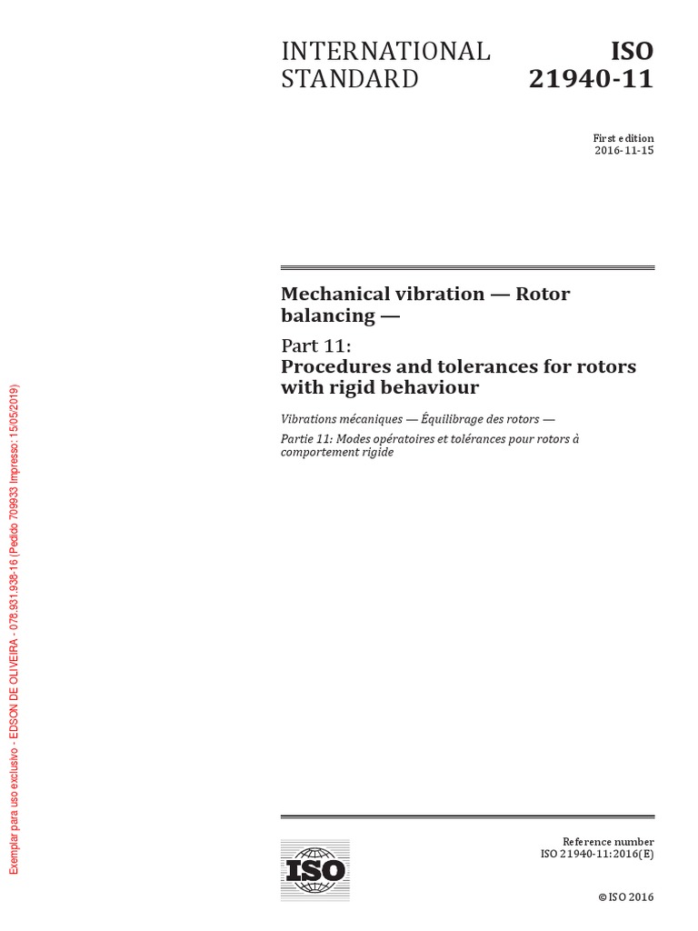 Iso 21940-11 | PDF | International Organization For Standardization ...