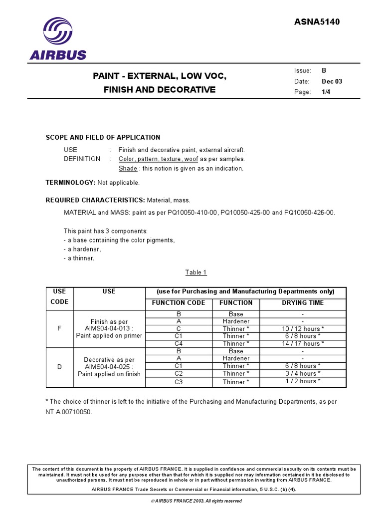 ASNA5140 | PDF | Paint