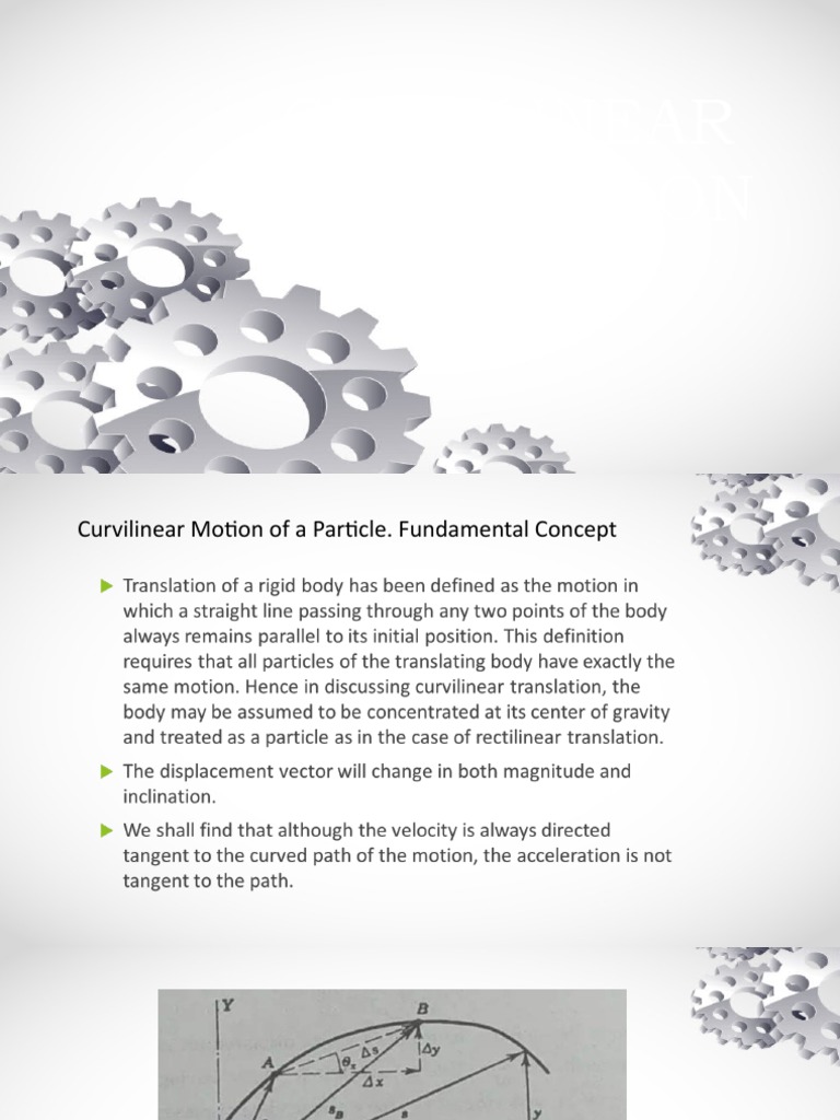 Curvilinear Motion & Dynamics | PDF | Acceleration | Velocity