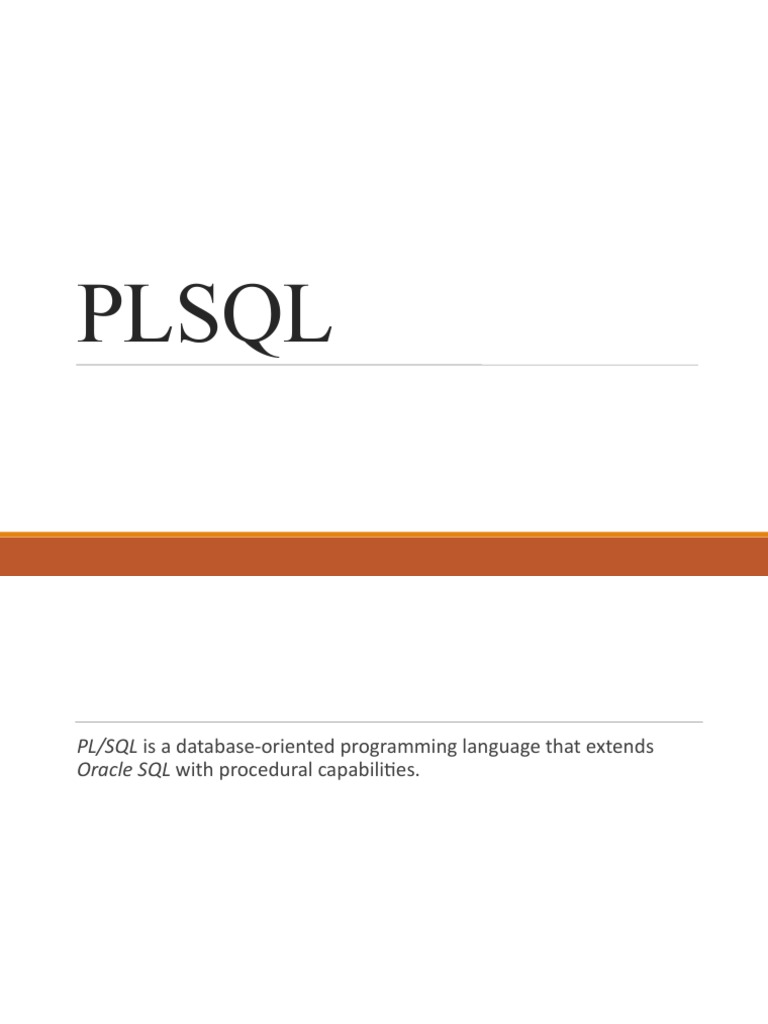 PLSQLmy Updated | PDF | Pl/Sql | Sql
