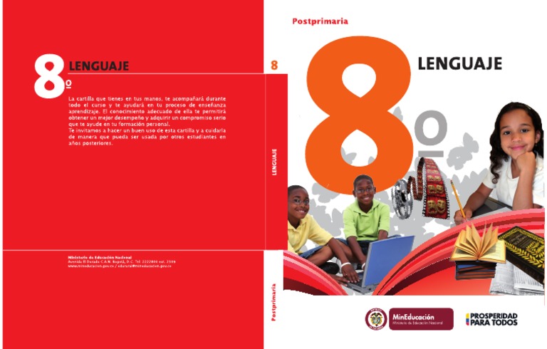 Lenguaje 8 - Caratula | PDF