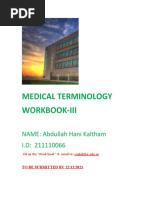 Medical Terminology Chapter 3 Study Guide | PDF | Science & Mathematics