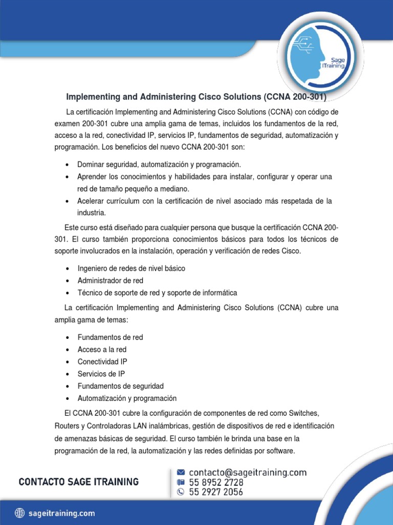 Curso CCNA 200-301: Certificación y Práctica | PDF | Protocolos de internet | Red de computadoras