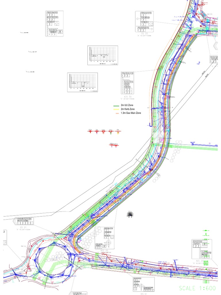 2m Kerb Zone 1.3m Gas Main Zone 2m UU Zone | Download Free PDF ...
