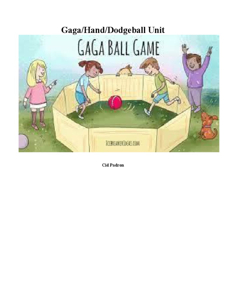 Gaga Hand Dodgeball Unit | PDF | Etiquette | Learning