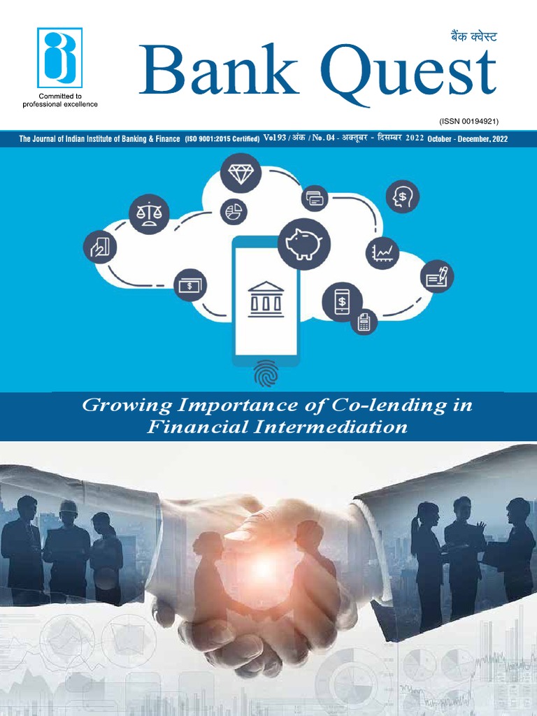 Bank Quest October - December 2022 | PDF | Banks | Reserve Bank Of India