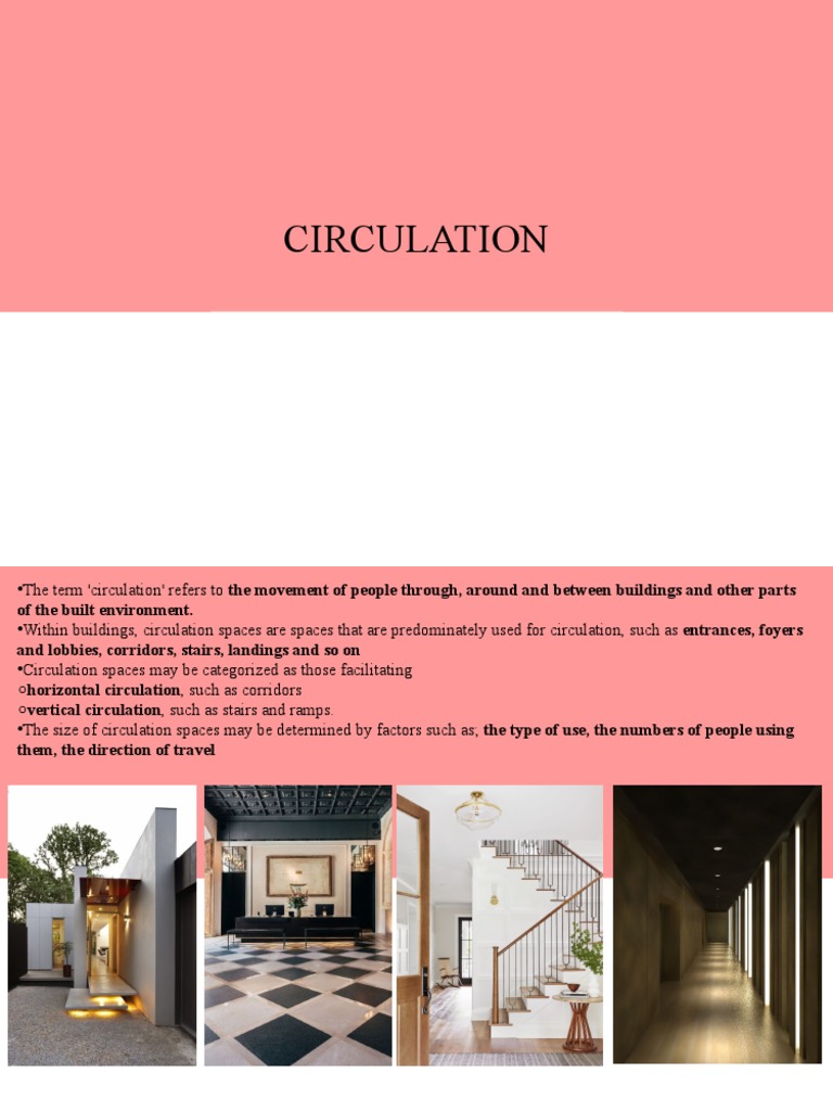 CIRCULATION | PDF | Stairs