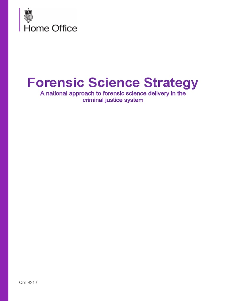 Home Office Forensic - Science - Strategy - Accessible | PDF | Forensic ...