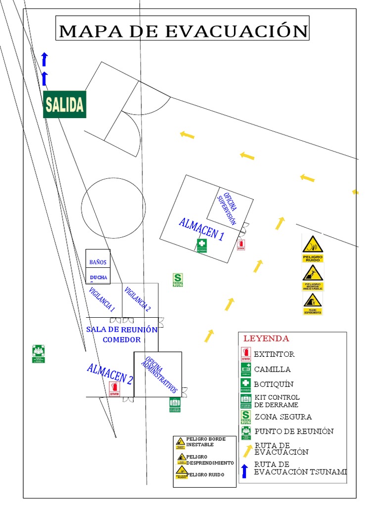 Mapa de Evacuación 29 - 06 - 2022 | PDF