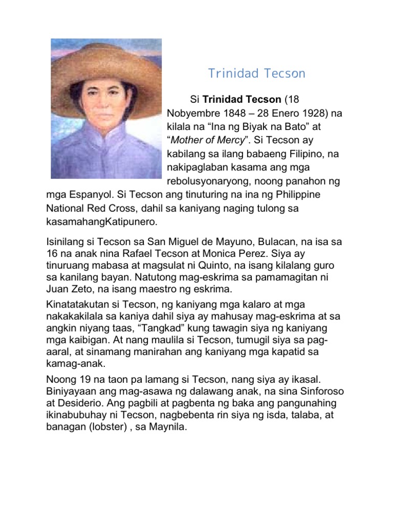 Trinidad Tecson | PDF