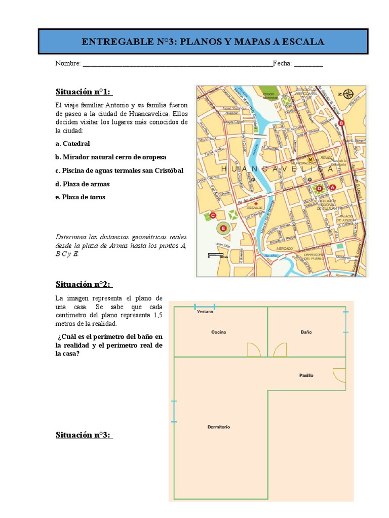 Entregable Sobre Planos y Mapas A Escala | PDF