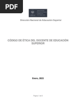 Código de Ética Del Docente Mexicano | PDF | Maestros | Comportamiento