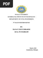 Ethiopia Civil Engineering Internship Final Report | PDF | Deep ...