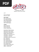 Grease Script | PDF