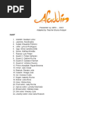 Aladdin (Script For The Full Musical Performance) | PDF | Leisure