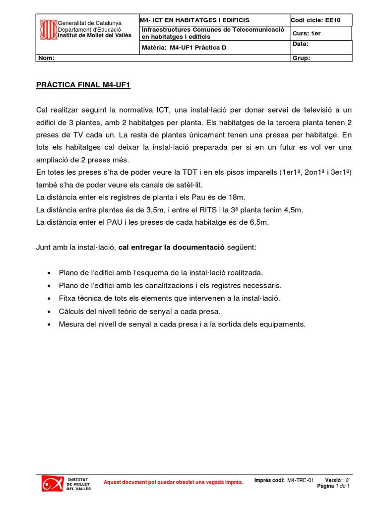 Pràctica Final M4 - UF1 - D | PDF