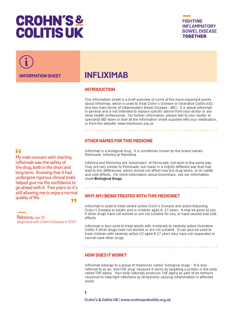 Infliximab | Download Free PDF | Inflammatory Bowel Disease ...