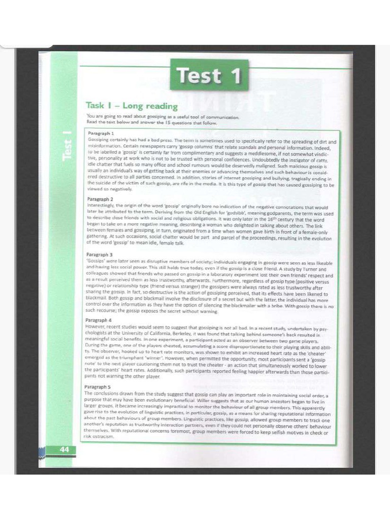 ISE III Test 1 | PDF