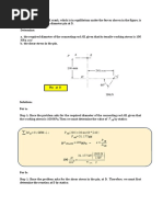Example 1a-9. The Bell Crank, Which Is in Equilibrium Under The Forces ...