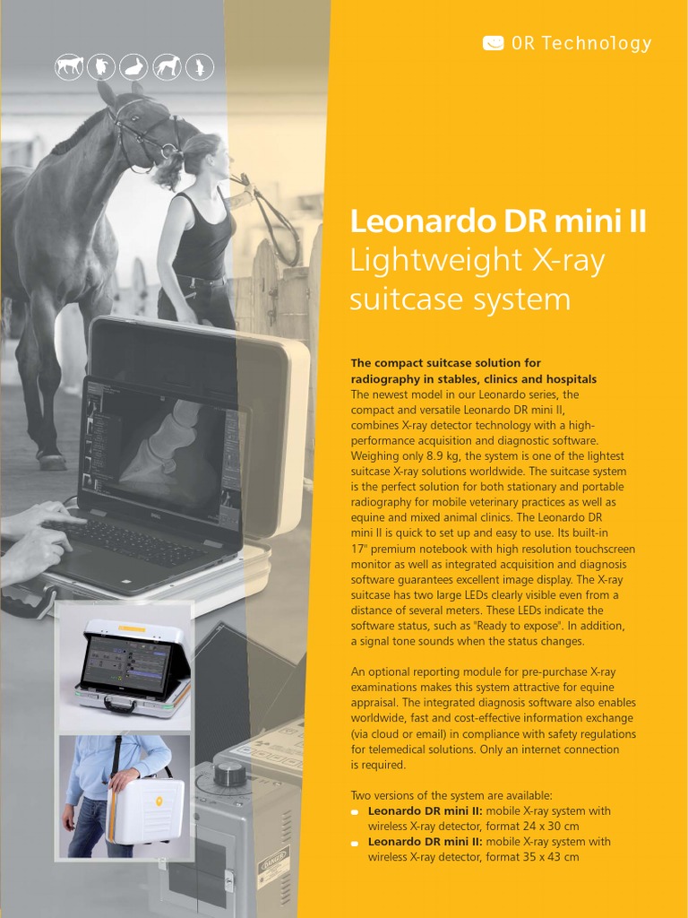 Product Information X-Ray Suitcase Leonardo DR Mini II - Vet - EN | PDF ...