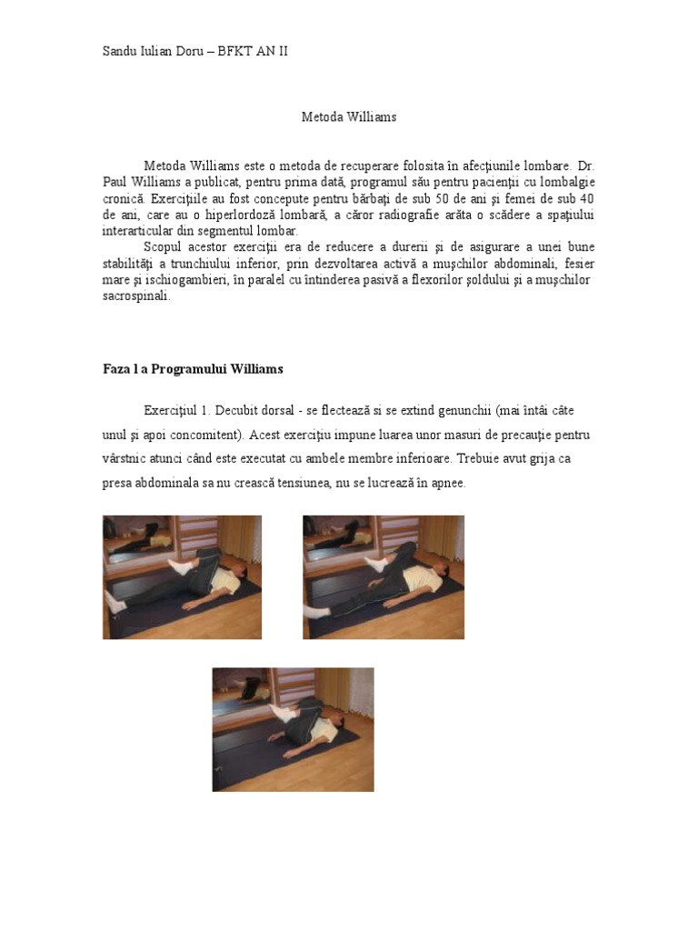 Programul Williams Imagini | PDF