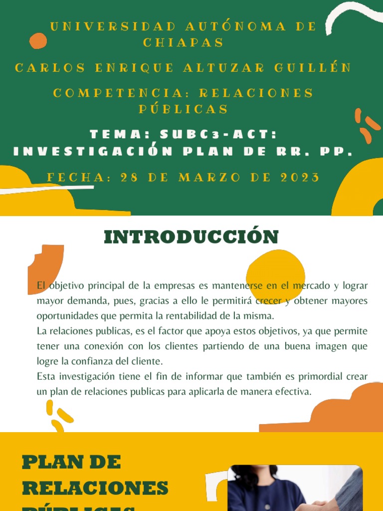Plan de Rr. Pp. | PDF | Marketing | Business