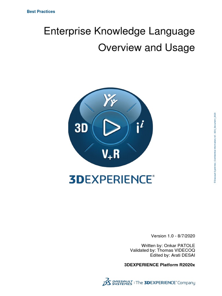 DS WhitePapers Enterprise Knowledge Language Overview and Usage V1.0 ...