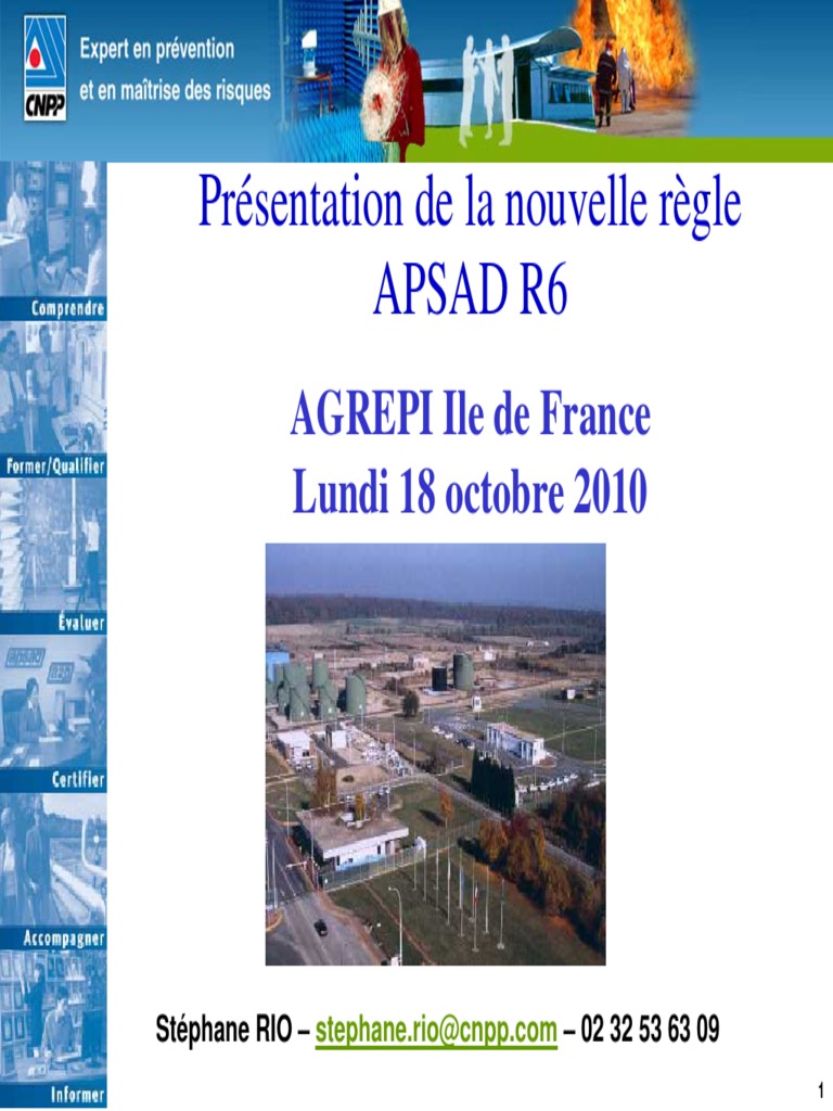 Presentation APSAD R6 - 18-10-2010 | PDF | Sécurité des systèmes d ...