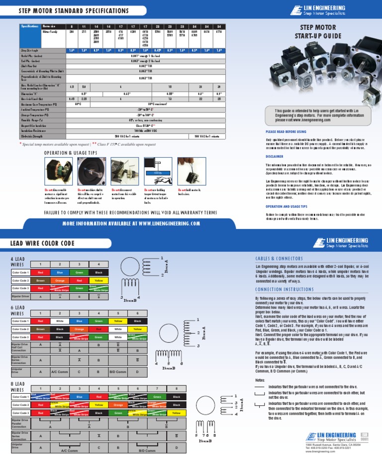 Getting Started with Step Motors: An Overview of Standard ...