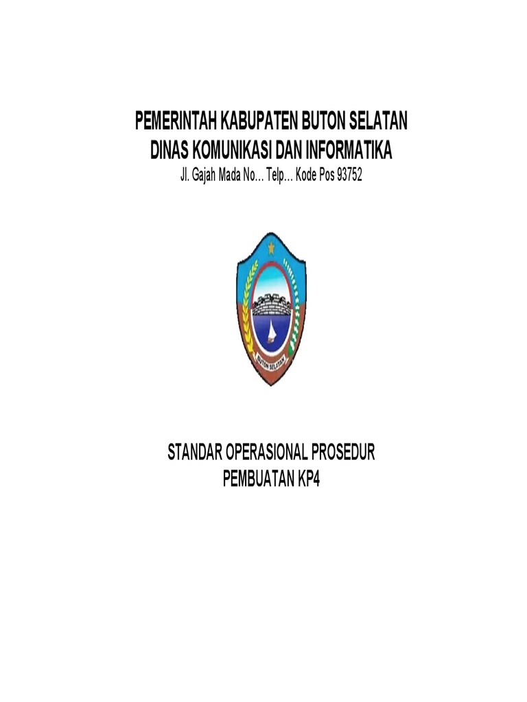 04 Sop Pembuatan KP4 | PDF