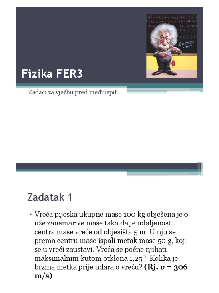 Fiz Ponavljanje MI | PDF