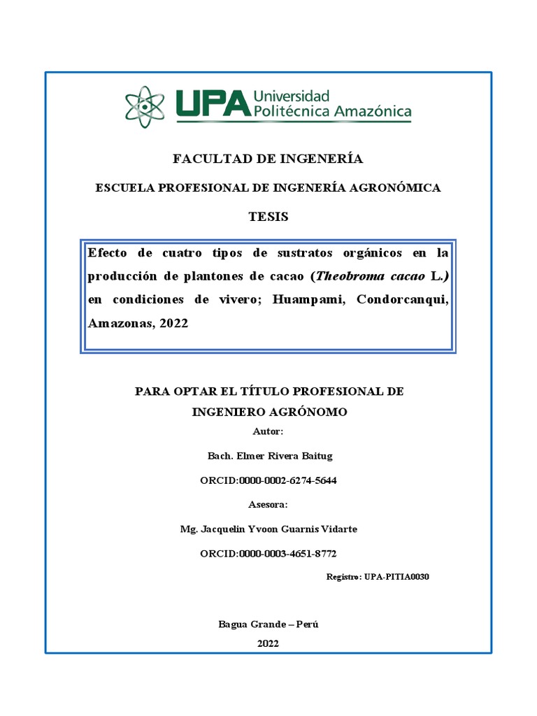 Informe Final Corregido | PDF | Análisis de variación | Agricultura