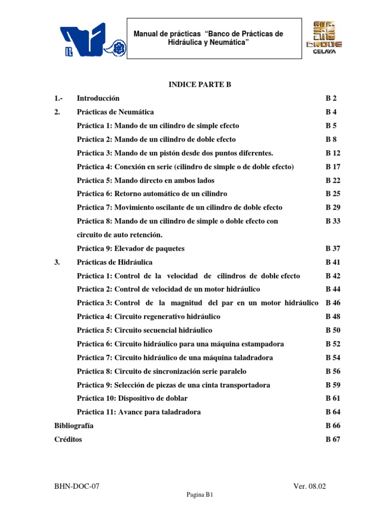 Manual De Prácticas Pdf Neumática Solenoide