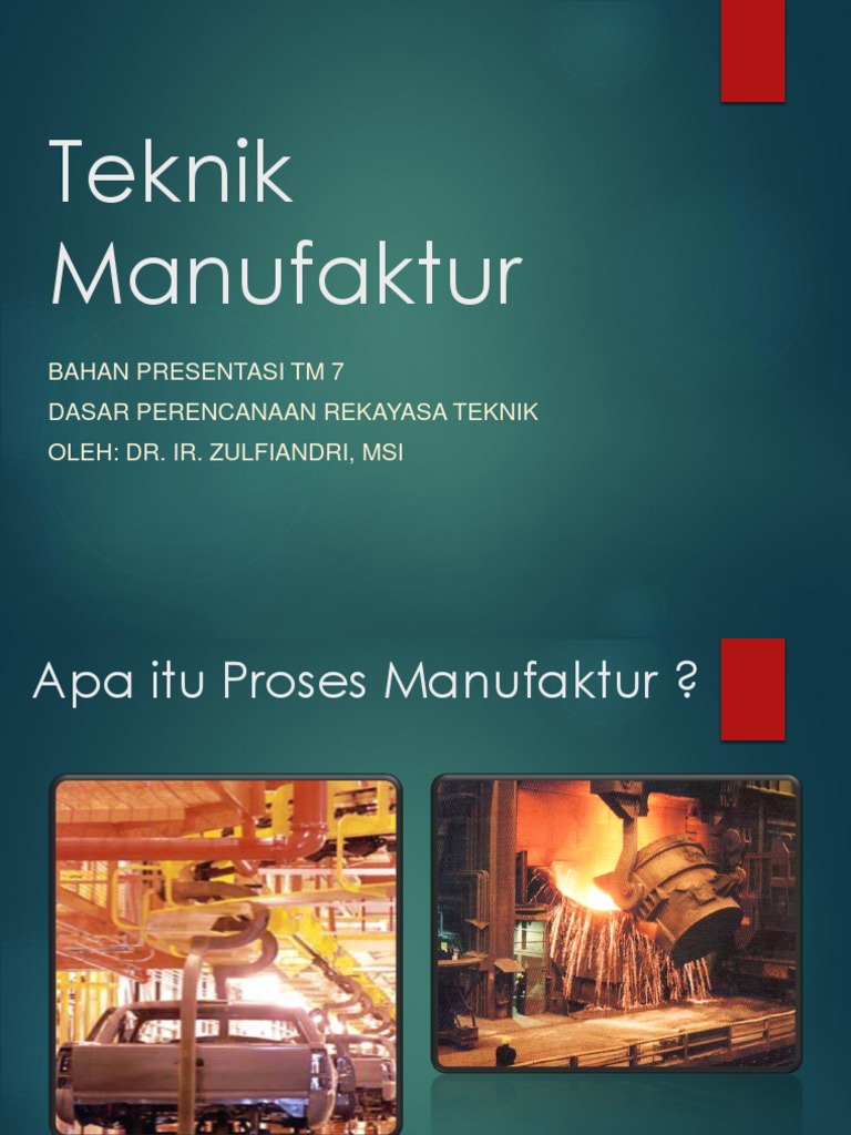 TM 7-Teknik-Manufaktur | PDF
