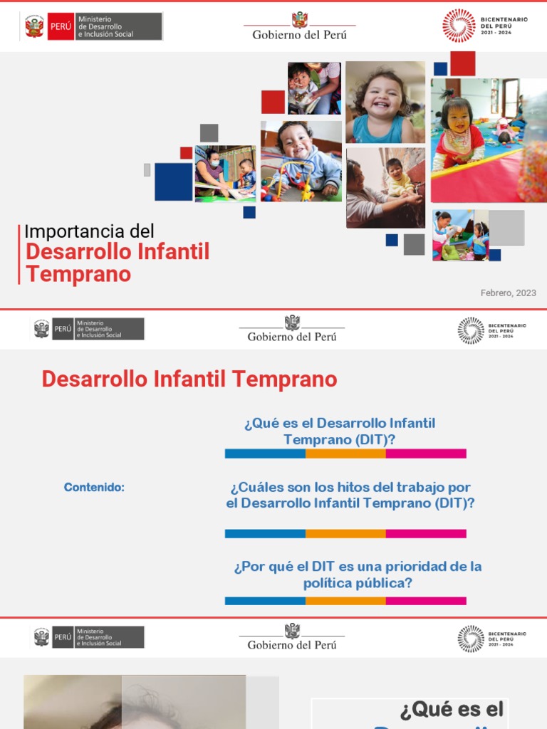 Desarrollo Infantil Temprano Midis16022023 | PDF | Infancia | Desarrollo infantil