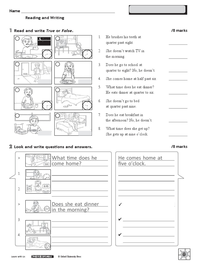LWU 4 Unit 2 Standard Test | PDF