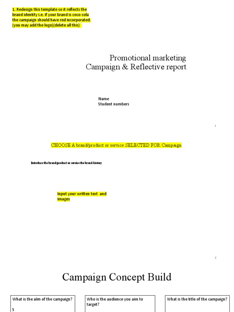 MCB Assessment Template-1 | PDF | Brand | Target Audience