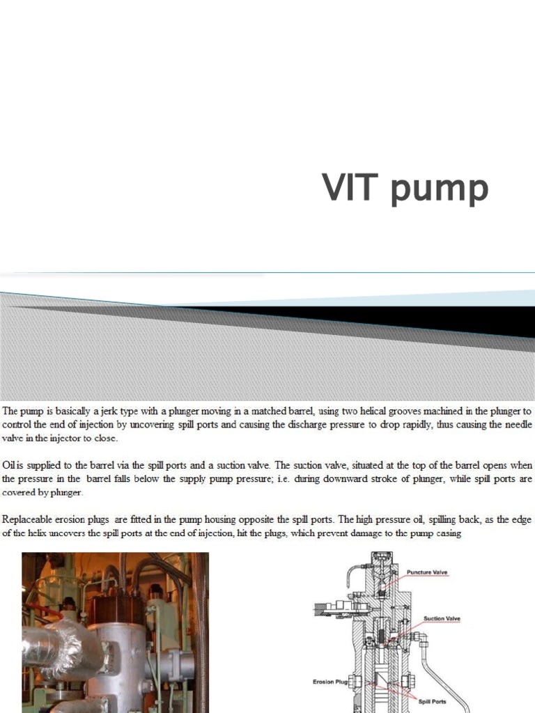 VIT Pump | PDF