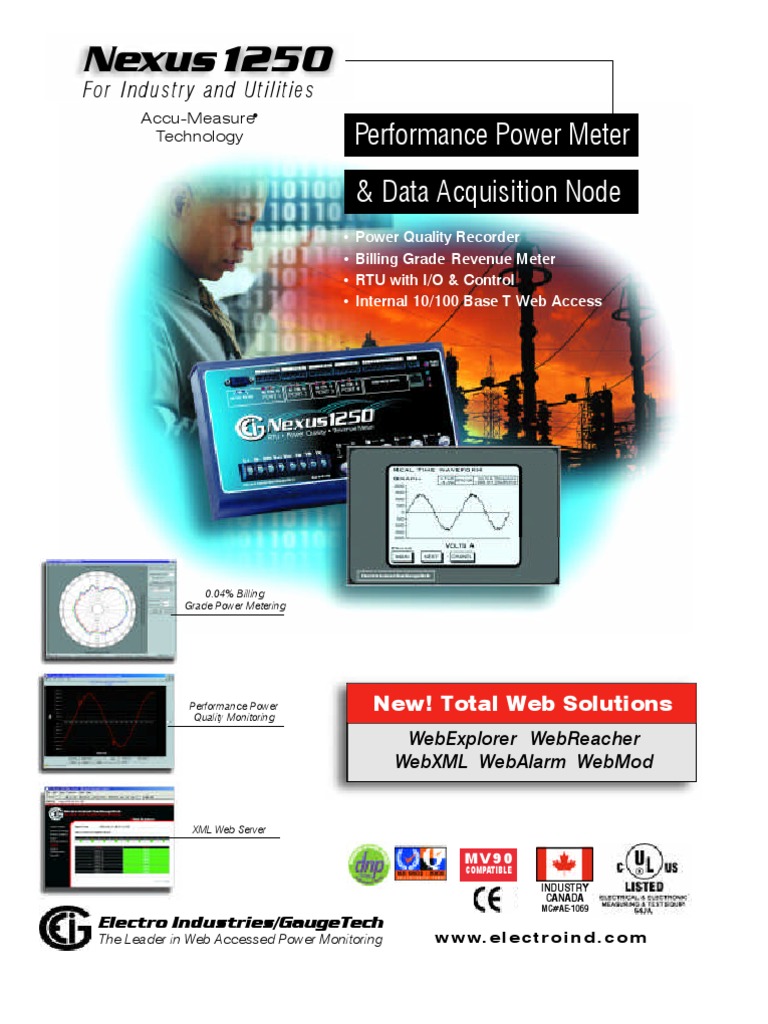 Nexus 1250 | Download Free PDF | Email | Scada