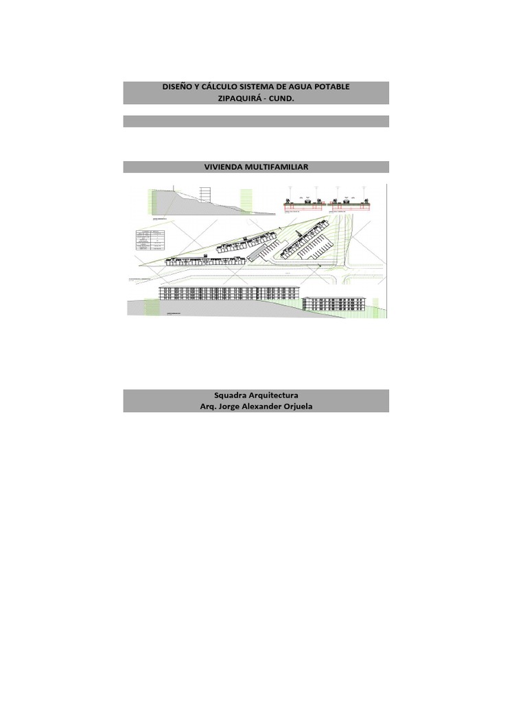 Cálculo de HS SAP Zipaquirá | PDF | Ingeniero civil | Suministro de agua