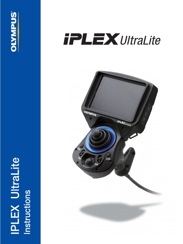 iPlex Ultralite Borescope Manual | PDF | Electrical Connector | Screw