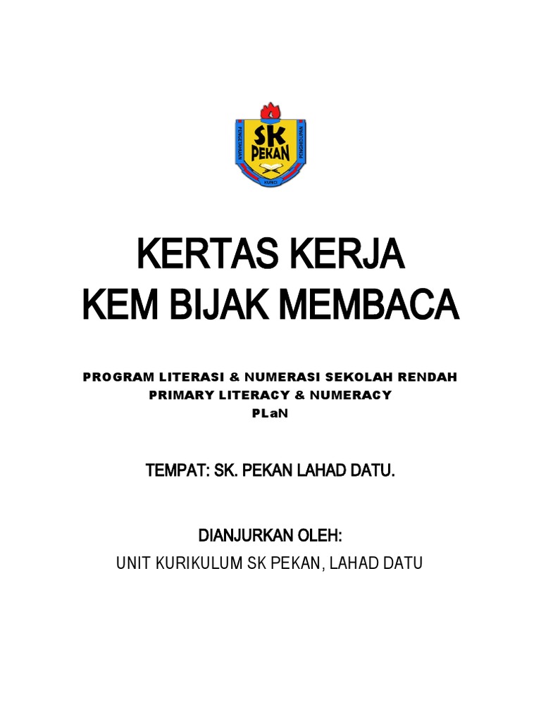 Kem Bijak Membaca di SK Pekan Datu | PDF