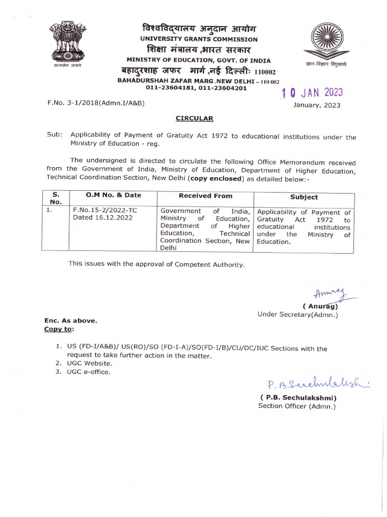 Payment of Gratuity Act 1972 | PDF